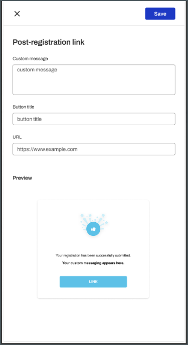 Using Post-Registration Links – Eyrus Support